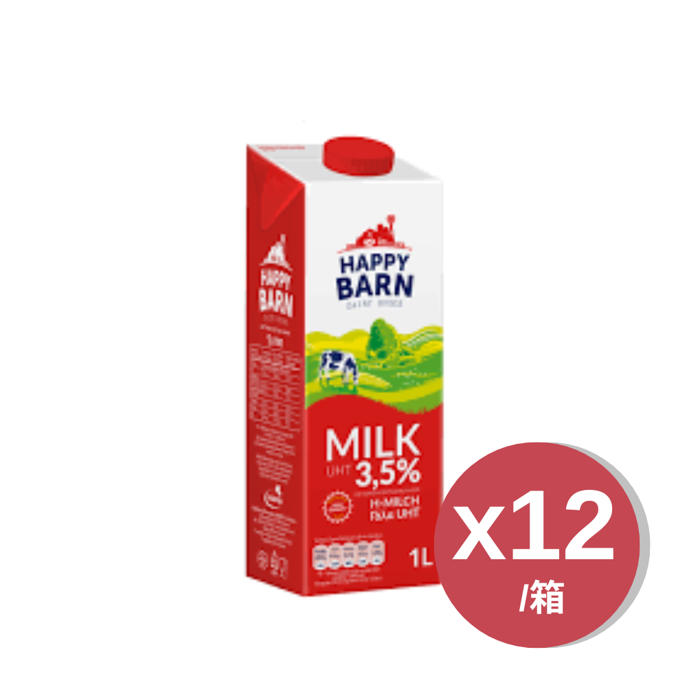 Happy-Barn-Happy-Barn-Milk-1-L-x-12-case - 0881001001X12 | DCH Living