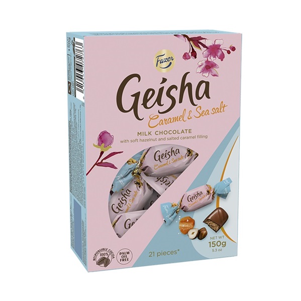 Geisha Caramel & Sea Salt Milk Chocolate 150g | DCH Living