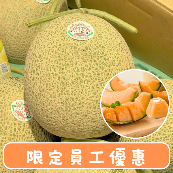 JAPANESE HOKKAIDO RAIDEN MELON 1.3-1.6kg | DCH Living