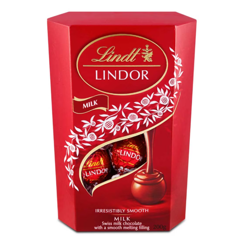 LINDOR-MILK-CORNET-200G - 3045453 | DCH Foods eShop