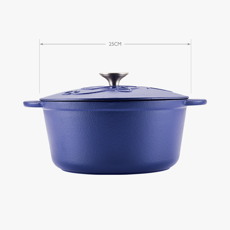(Pre-order) ANOLON - 25CM ENAMEL CAST IRON DUTCH OVEN (BLUE) | DCH Living