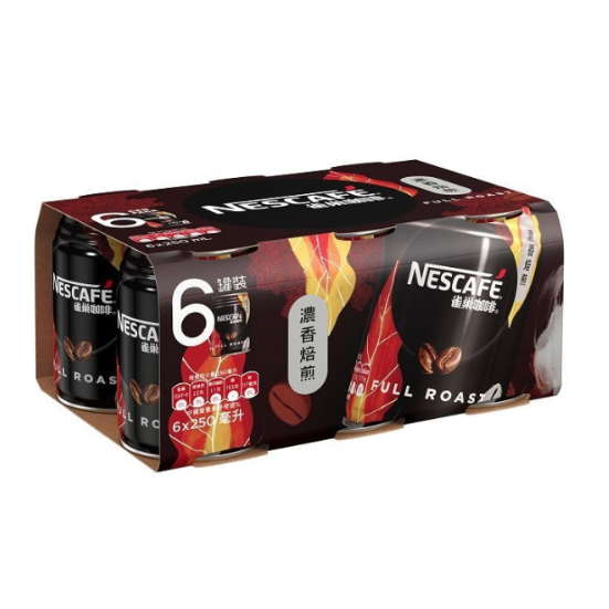 Nescafe - Full Roast Coffee 250ml x 6 [2025-10-12 到期] | DCH Living