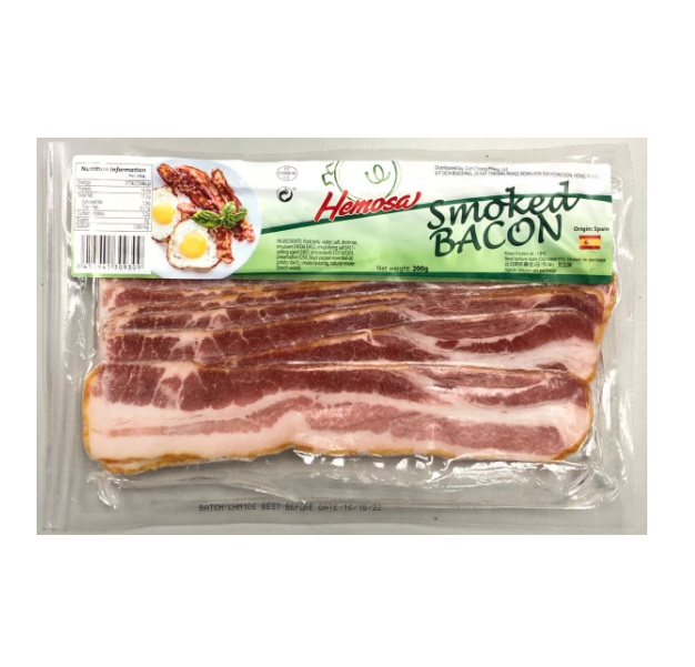 HEMOSA - Spain Smoked Bacon 200G (Frozen-18°C)【2026-07-25 expiry】 | DCH ...