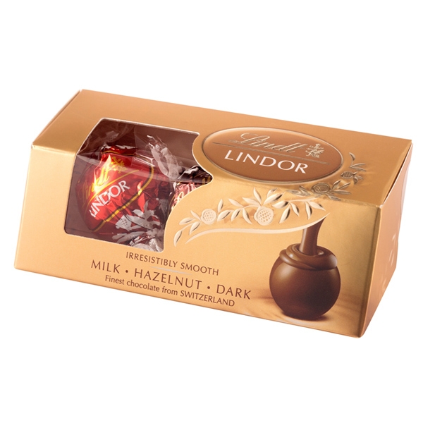 LINDT-LINDOR-TRIO-MILK-37G - 3045871 | DCH Foods eShop