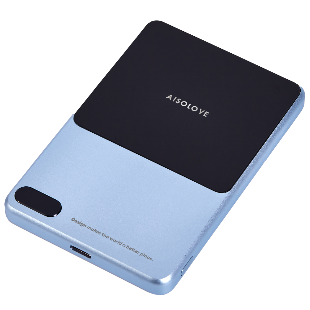 AISOLOVE Q3 Magnetic Wireless Charging Power Bank - Blue | DCH Living