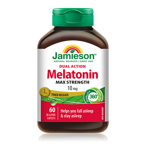 Jamieson Melatonin 10mg Dual Action - Timed Release 60S（Expiry date：31 ...