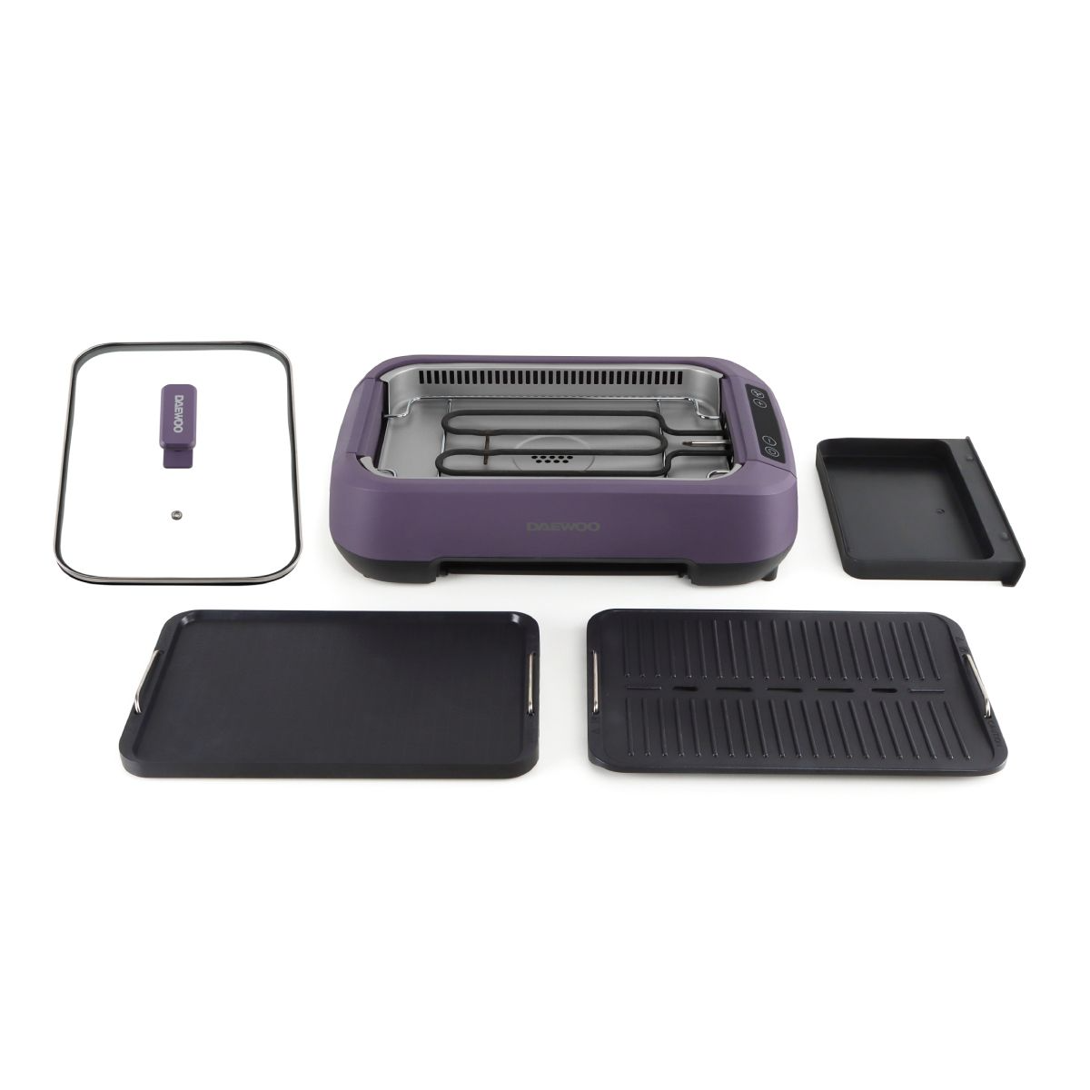 Daewoo - S19 PRO Smokeless Grill (Purple) | DCH Living