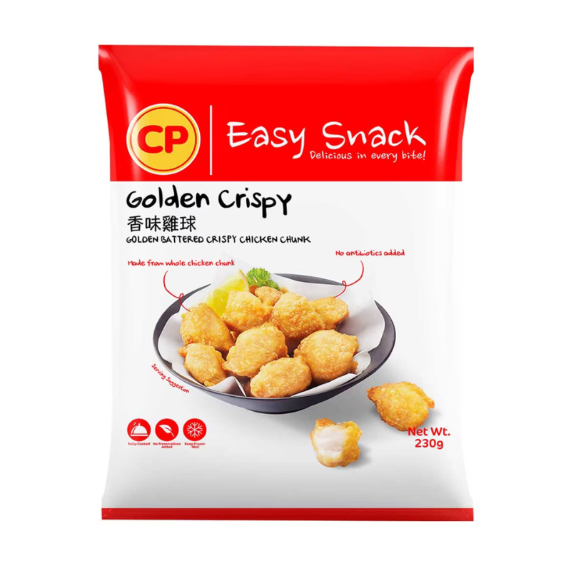 CP - Golden Battered Crispy Chicken Chunk 230g (Frozen-18°C) | DCH Living