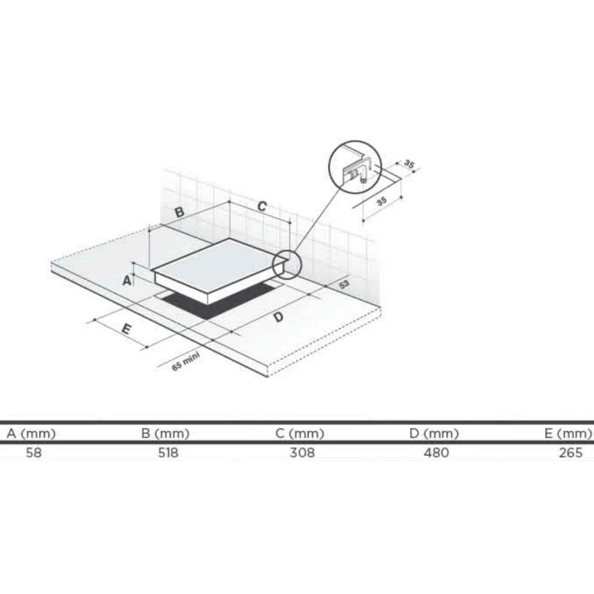 DPG7341B 30cm 2 Burner Domino Hobs (Town Gas) | DCH Living