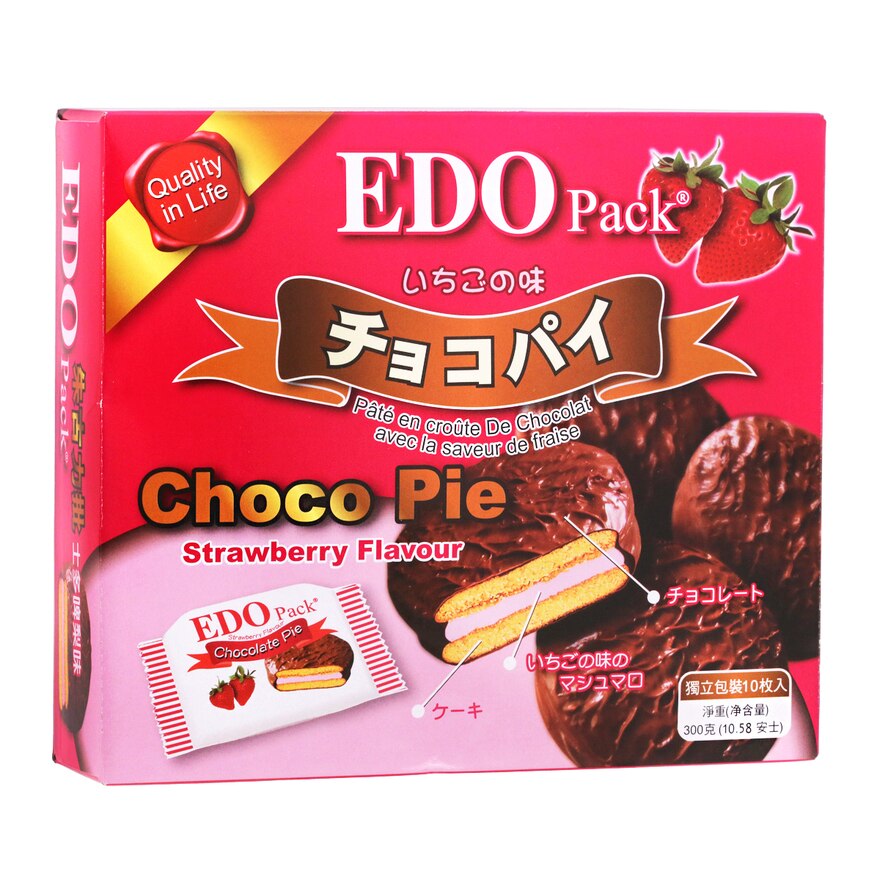 EDO-PACK-士多啤梨味朱古力批300克 - 3014270 | 大昌食品線上商店