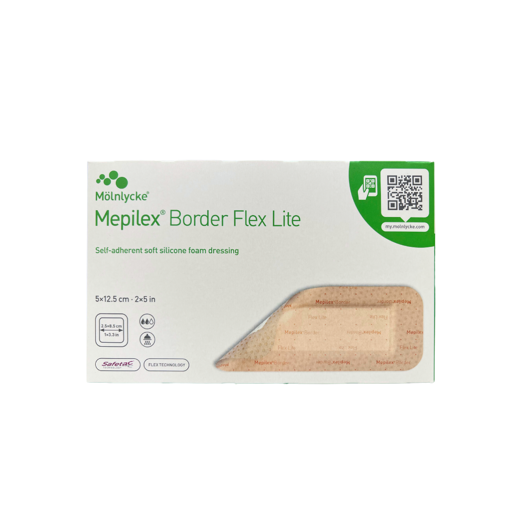 Mepilex - Border Flex Lite 5x12.5 cm Sterile (5S) | DCH Living