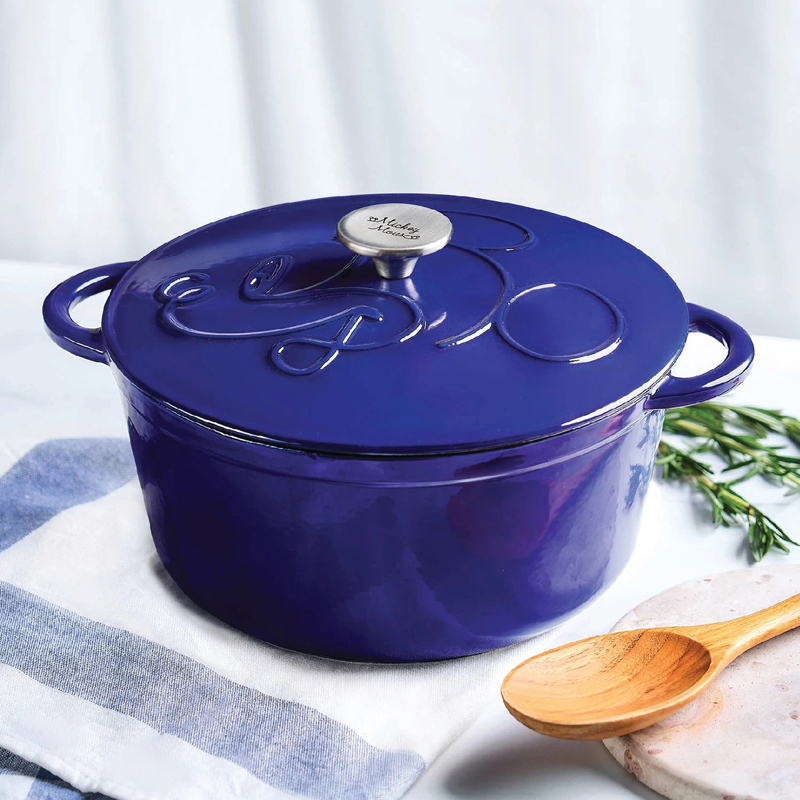 (Pre-order) ANOLON - 25CM ENAMEL CAST IRON DUTCH OVEN (BLUE) | DCH Living